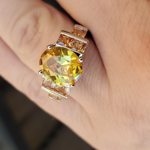 Jewelry | New Stunning Citrine 925 Silver Statement Ring | Poshmark